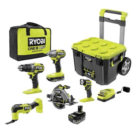 Ryobi One 18v Cordless 2 Tool Combo Kit W Drill Driver Circular Saw 2 1 5 Ah Batteries Charger