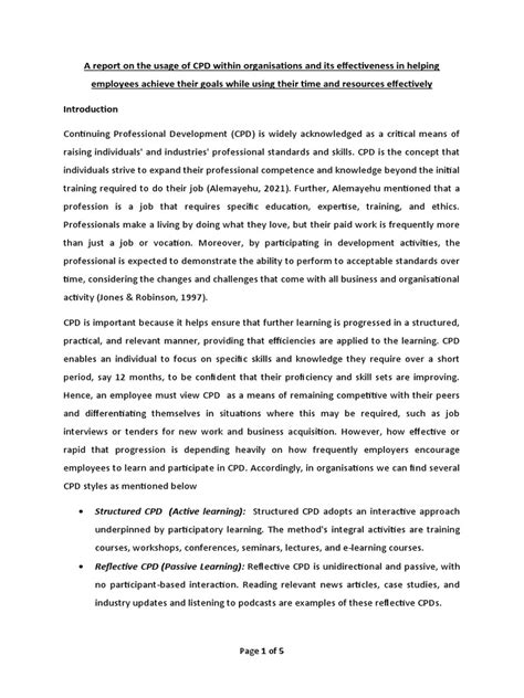 Assignment Brief 2 Part 3 Pdf Professional Development Employment