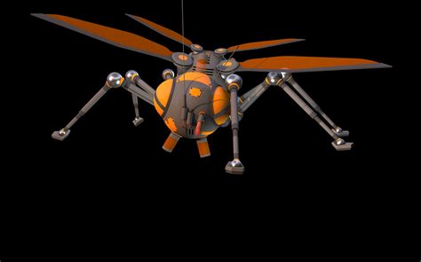 Robotic Bug 3d Model 2 C4d Dxf Obj 3ds Free3d