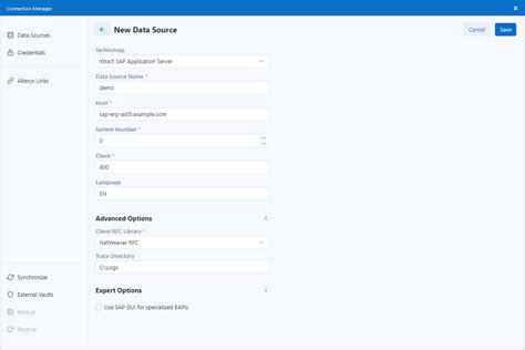 Connection Settings Xtract For Alteryx Helpcenter