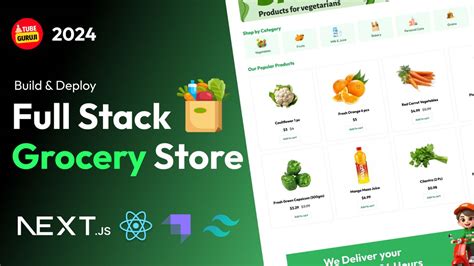 Full Stack Nextjs Online Grocery Store App — Tubeguruji Buymeacoffee