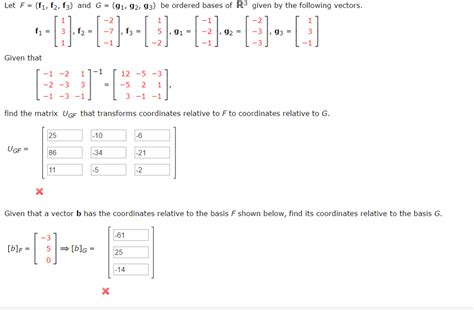 Solved Let F F1 F2 F3 And G G1 G2 G3 Be Ordered Chegg Com