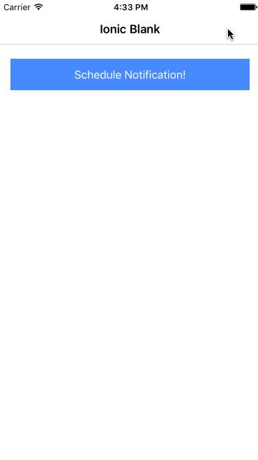 Ionic Local Notifications Schedule Payload And Callback V3 Ionic Academy Learn