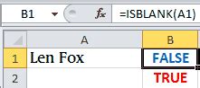 How To Use The ISBLANK Function Of Microsoft Excel