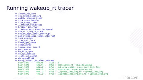 New Ways To Find Latency In Linux Using Tracing Ppt