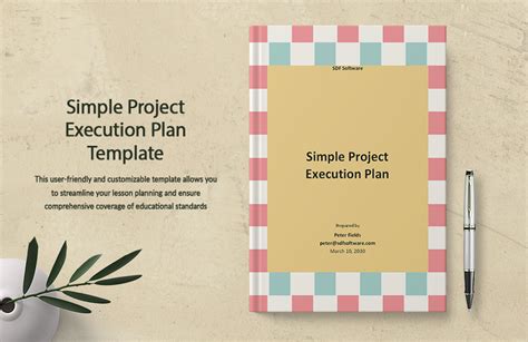editable project execution plan templates in word to download