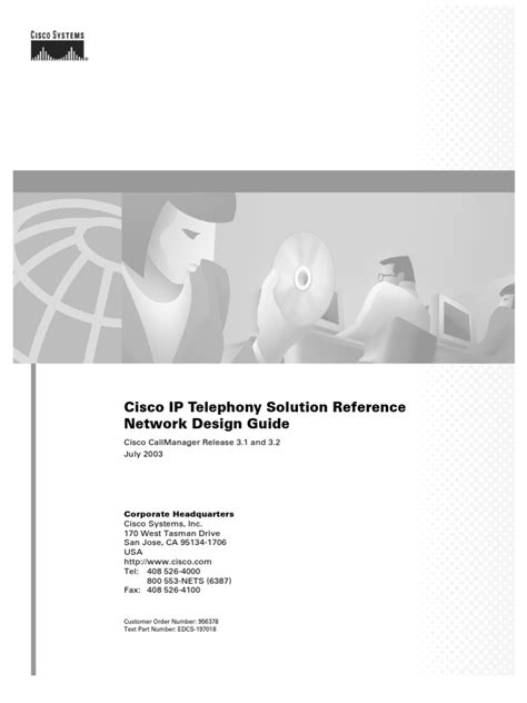 Cisco Ip Telephony Solution Reference Network Design Guide Pdf Voice Over Ip Quality Of