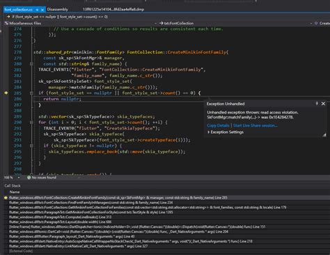 Flutter For Windows Flutter Application Start Crash Issue Flutter Flutter GitHub