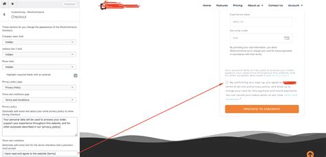 Php How To Edit Terms And Conditions Checkbox Text In Woocommerce Checkout Stack Overflow