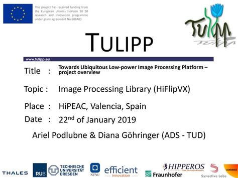 hipeac 2019 tutorial image processing library hiflipvx ppt