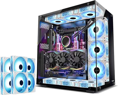 Amazon Com BBNB Gaming Case Mid Tower PC Gaming Case ATX M ATX MINI ITX Front I O USB 3 0