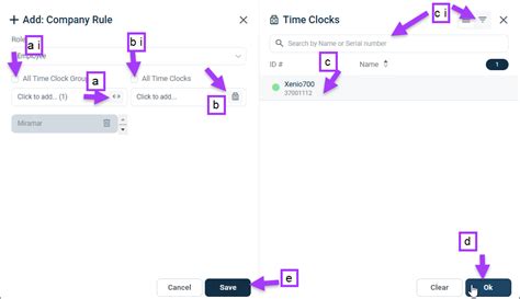 Configure Time Clock Clocking Permissions