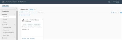 Configure VRealize Orchestrator Add A VCenter Server Instance VCloudInsights