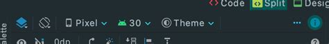 android compound view in preview not showing height or contents stack