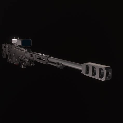 Sci Fi Rifle R Blender