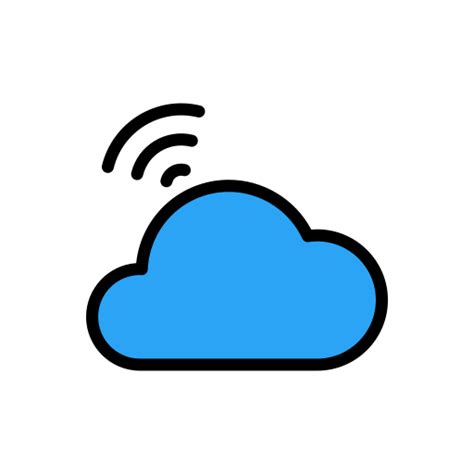 Cloud Computing Vector Stall Lineal Color Icon