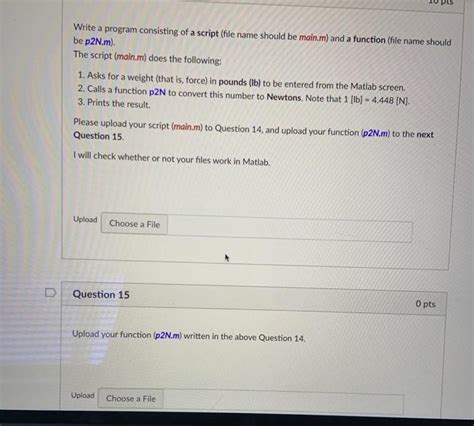 Solved Write A Program Consisting Of A Script File Name