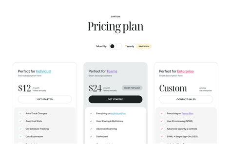 Webflow Pricing Component Flowbase