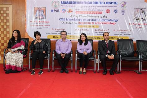 Workshop On Aesthetic Dermatology Rrmch College
