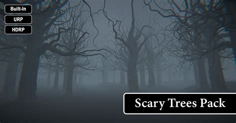 Scary Trees Pack 3d Environments Unity Asset Store