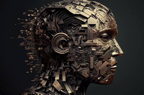 Cyber People A Woman Robot Ai Development Stock Image Image Of Artificial Program 318033451