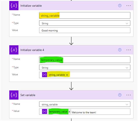 Working With Variables In Power Automate Digital Mill