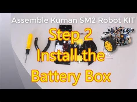 Mitov Software Assemble Kuman Arduino Robot Car KIT SM2 Step 2