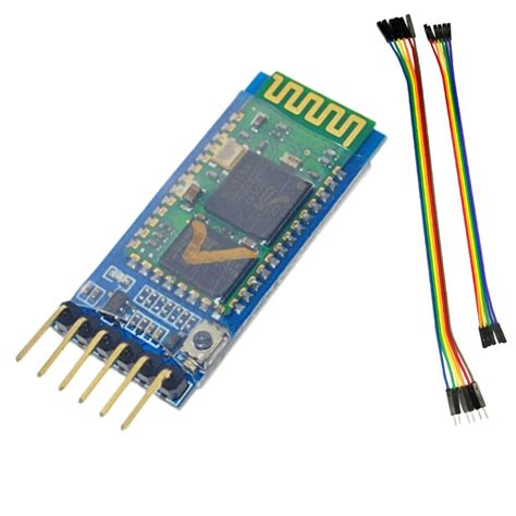 Hc05 Bluetooth Rf Transceiver Module 6 Pin With Jumper Wires Female Female And Male Female For
