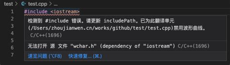 Mac Osx Vscode检测到 Include 错误解决办法mac下vscode显示基于 Configurationprovider