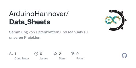 GitHub ArduinoHannover Data Sheets Sammlung von Datenblättern und Manuals zu unseren Projekten