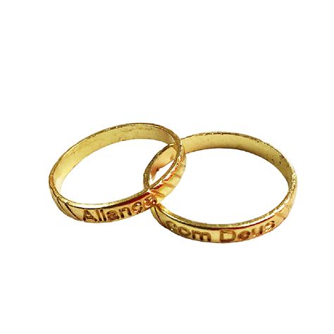 Aliança Com Deus Dourada 50 Unidades Novo Israel Matérias Evangélicos