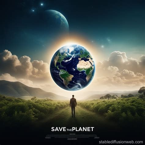 Poster For Planet Conservation Stable Diffusion Online