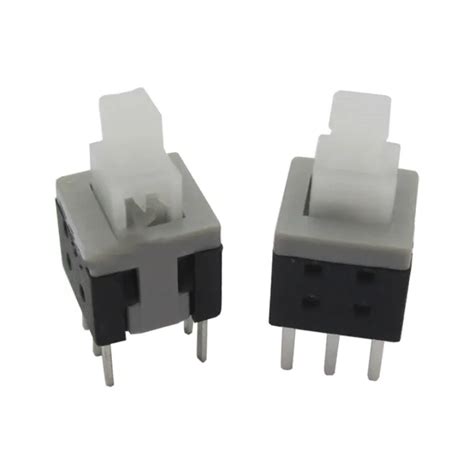 100 New 85x85mm 8585mm Self Locking Switch Push Button Switch