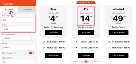 How To Add Beautiful Pricing Tables In Wordpress No Code