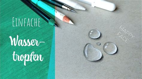 So Zeichnest Du Einfache Wassertropfen Realtime Youtube Tropfen