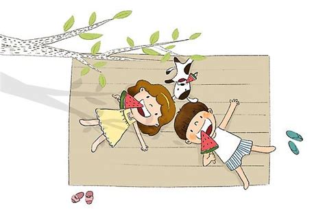 931978 어린이 그림 그리기 드로잉 여름 배경