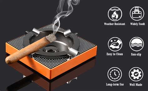 Cigar Ashtray Outdoor Ashtray For Outside Patio Table Decor
