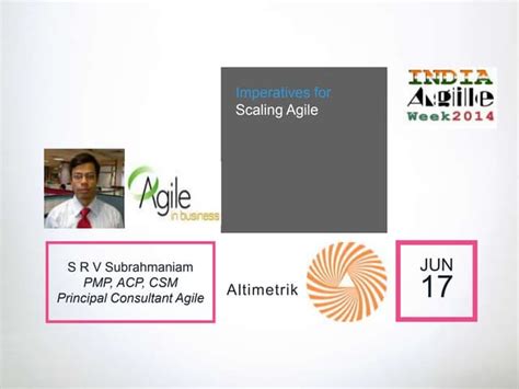 imperatives for scaling agile ppt