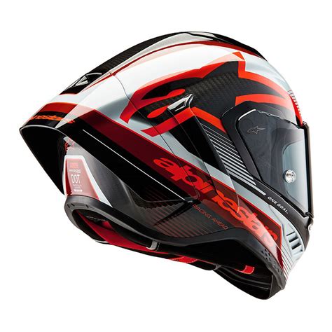 Alpinestars Supertech R10 Team Helmet Red Gloss Motostorm En