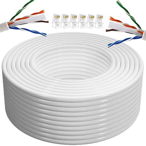 Lan Cable 30m Cat6 Extra Long Unshielded Ethernet Cable 30 Meters Internet Cable High Speed Cat