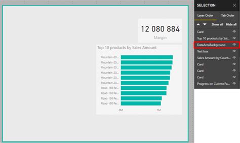 Power BI Quick Tip Moving Shape To Background Barmartland