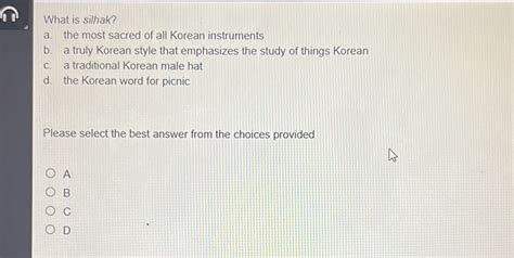 What Is Silhak A The Most Sacred All Korean Instruments B Truly