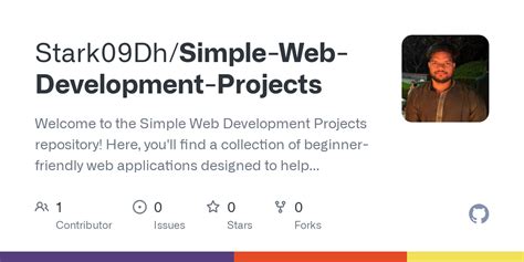 Github Stark09dhsimple Web Development Projects Welcome To The Simple Web Development