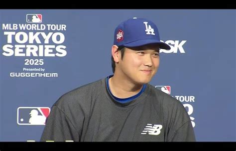 Dodgers Cubs Meet With Media In Tokyo Shohei Ohtani Yamamoto