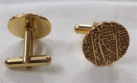 Golden Gold Plated Brass Cufflink At ₹ 180pair In Jaipur Id