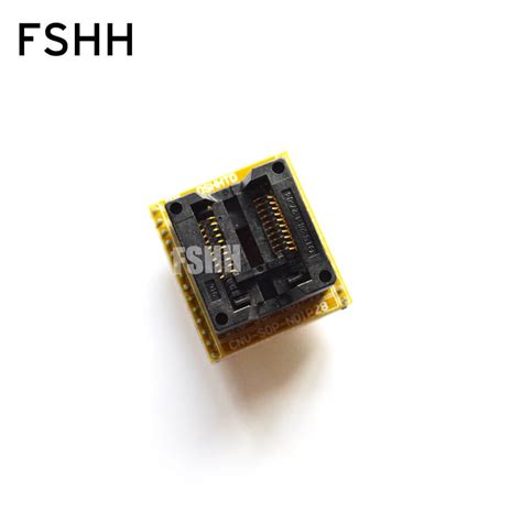 300mil SOP20 IC Test Socket OTS 28 20 1 27 04 Wide Body SOIC20 SOP20 To DIP20Programmer Adapter