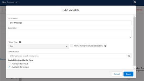 pass error exception message from flow to lwc salesforce diaries