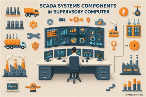 Scada Systems Components Human Machine Interface Hmi Role