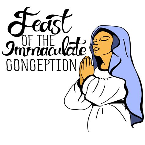 Download Immaculate Conception Feast Illustration Wallpaper