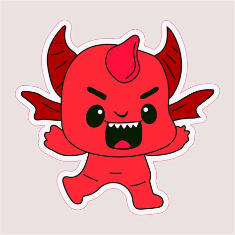 Sticker Emoji Emoticon Emotion Happy Character Sweet Hellish Entity